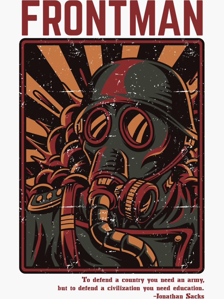 "US Frontman Military " Sticker for Sale by TheGoofyGolden | Redbubble