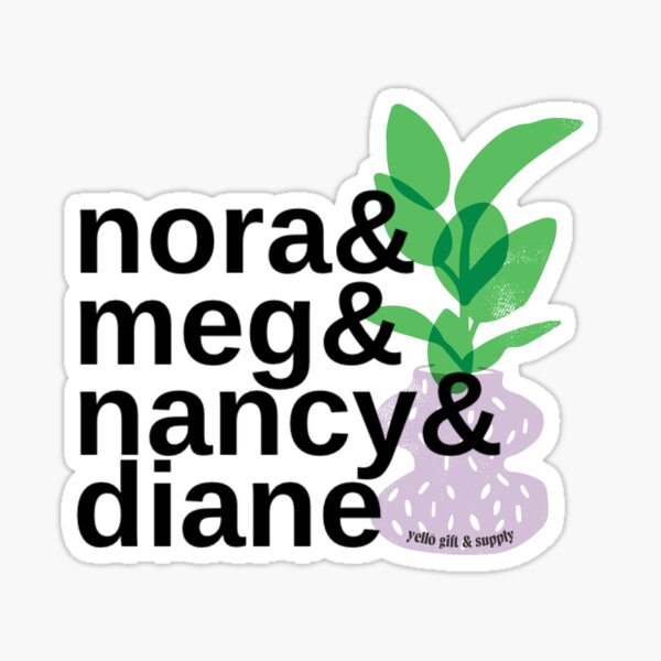 "The 90s RomCom Icons Collection" Sticker for Sale by YelloGiftShop ...