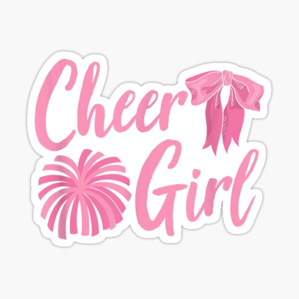 "Cheer Girl Cheerleader Women Cheering Practice Cheerleading " Sticker ...