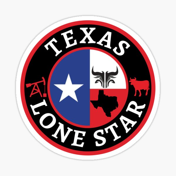 "Texas Lone Star" Sticker for Sale by MojaveTradePost | Redbubble
