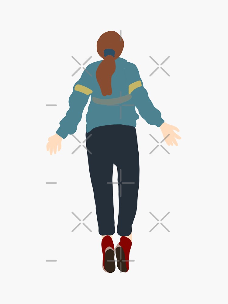 "Stranger Things - Max Floating" Sticker by yoonminkook | Redbubble