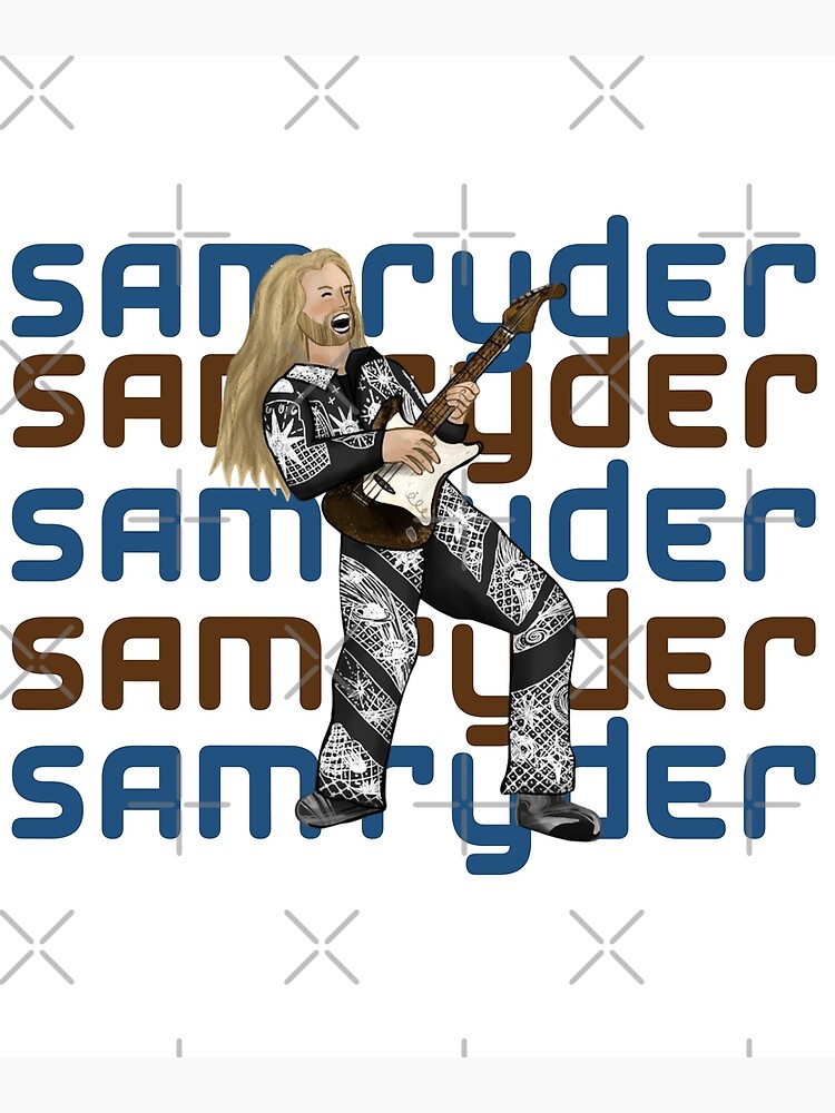 "sam ryder" Poster for Sale by adrennaline | Redbubble