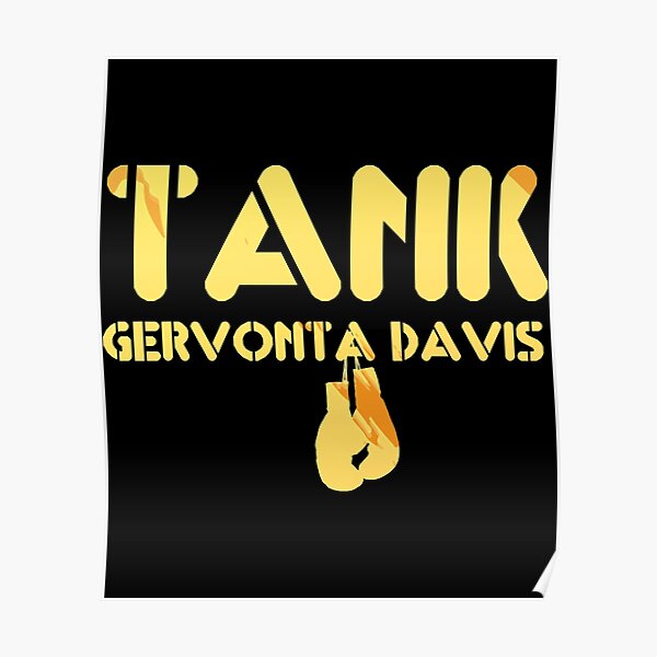"boxing TANK Gervonta Davis " Poster for Sale by MoggPrint | Redbubble