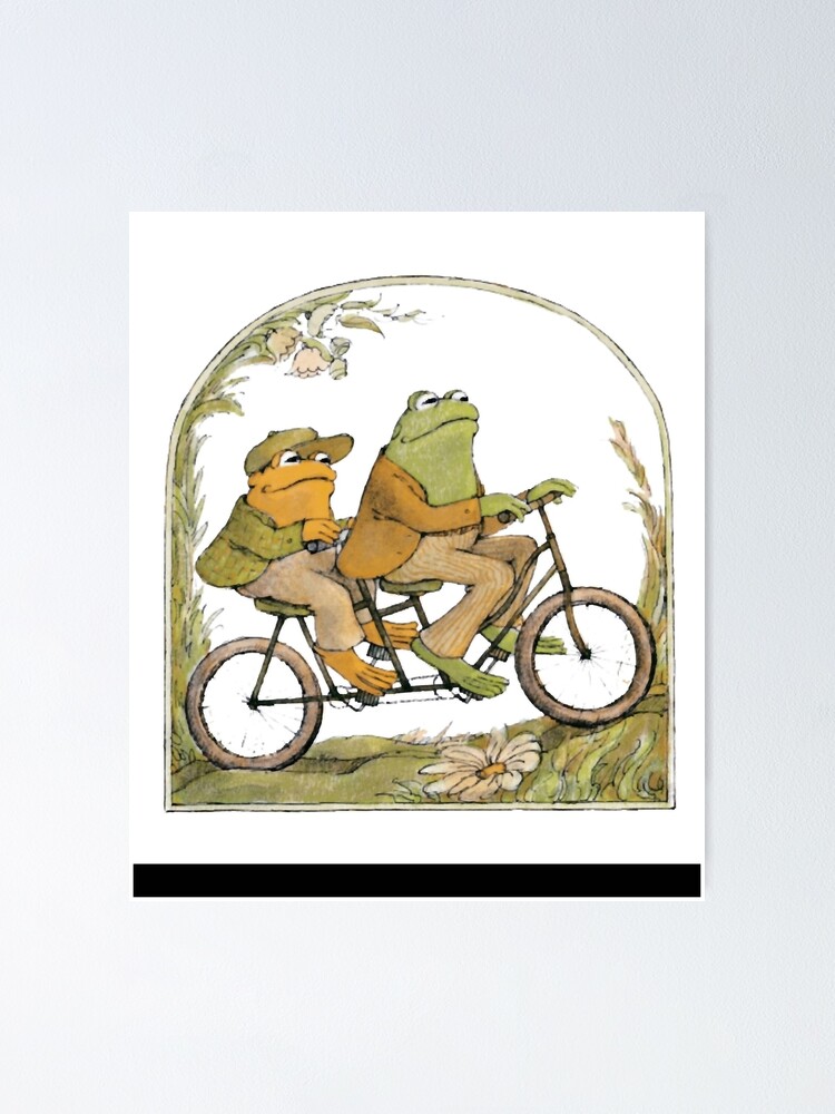 "frog and toad - the bicycle Poster" Poster for Sale by romanmalachp ...