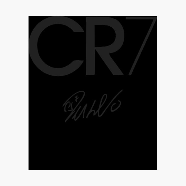"Cristiano Ronaldo CR7 Signature " Photographic Print for Sale by ...