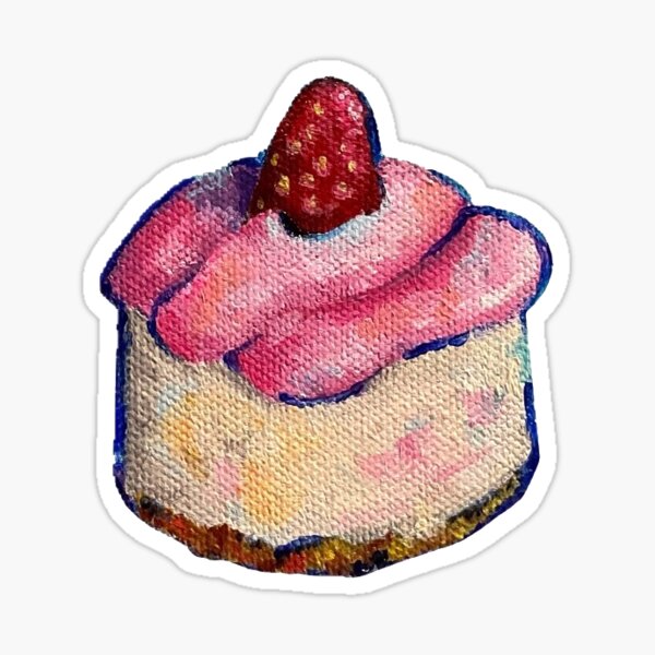 "Mini Cheesecake" Sticker for Sale by GriffonCo | Redbubble