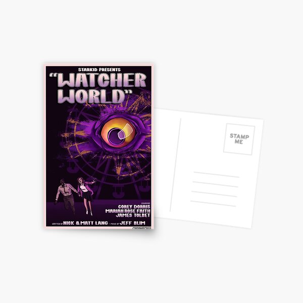 "Watcher World Vintage Poster" Postcard for Sale by craploadofcraft ...