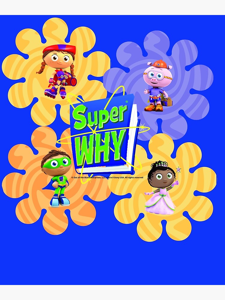 "Super Why Super Readers Group" Poster for Sale by prudencehollow ...