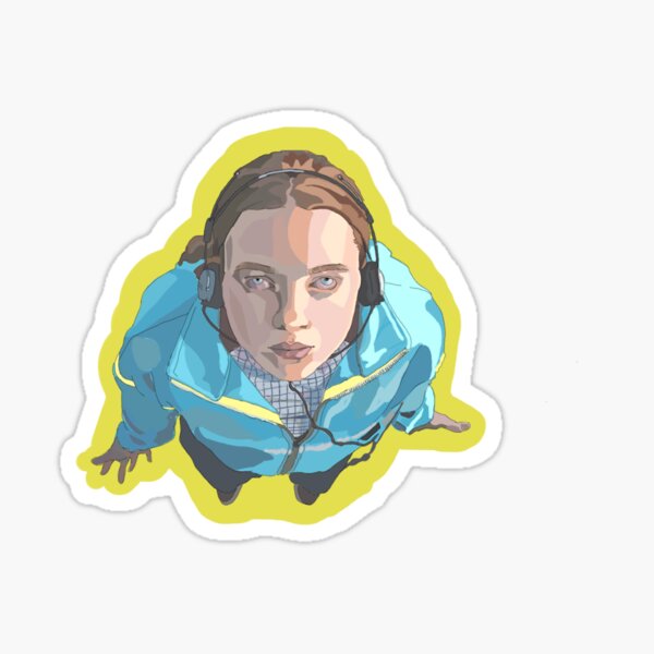 "Stranger Things Max Mayfield Levitating" Sticker for Sale by ...