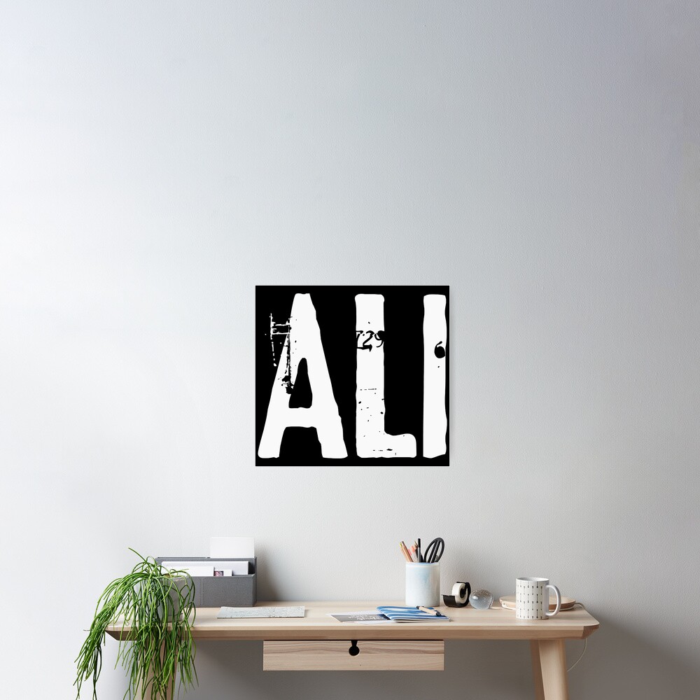 "Muhammad Ali Logo White" Poster for Sale by calvingagner | Redbubble