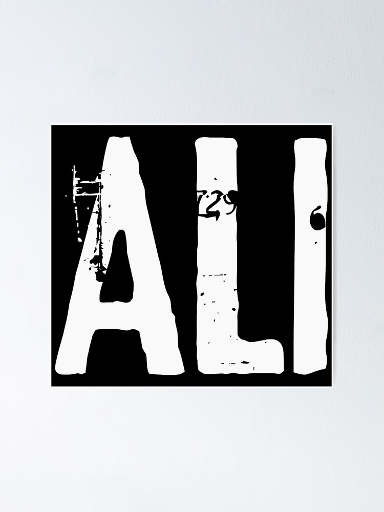 "Muhammad Ali Logo White" Poster for Sale by calvingagner | Redbubble