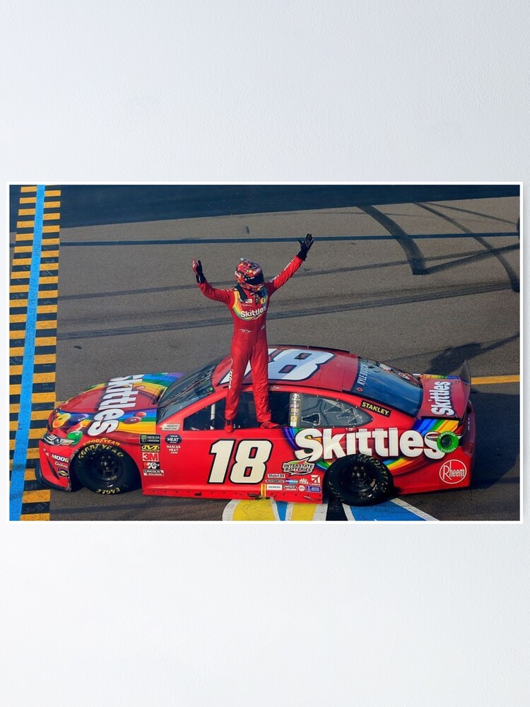 "kyle busch racing" Poster for Sale by abstrakart | Redbubble