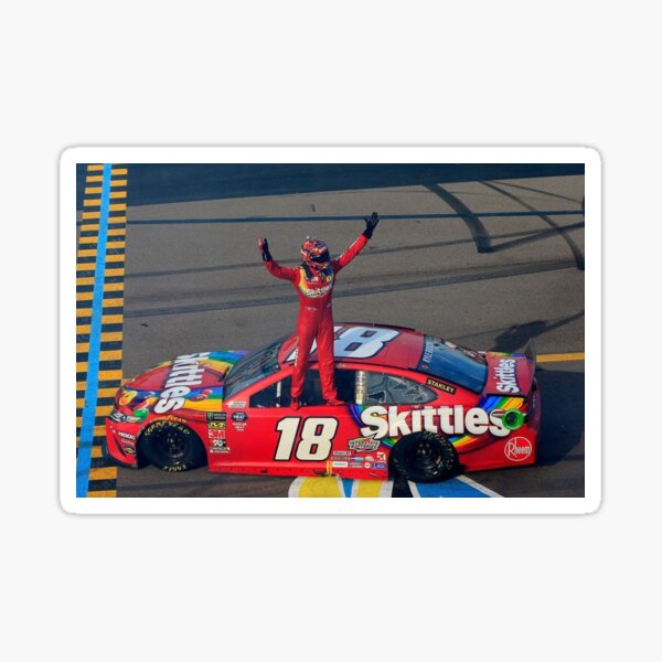 "kyle busch racing" Sticker for Sale by abstrakart | Redbubble