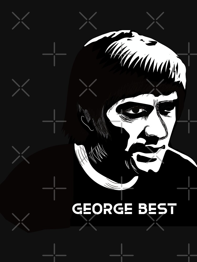 "George Best" T-shirt for Sale by kartickdutta101 | Redbubble | george ...