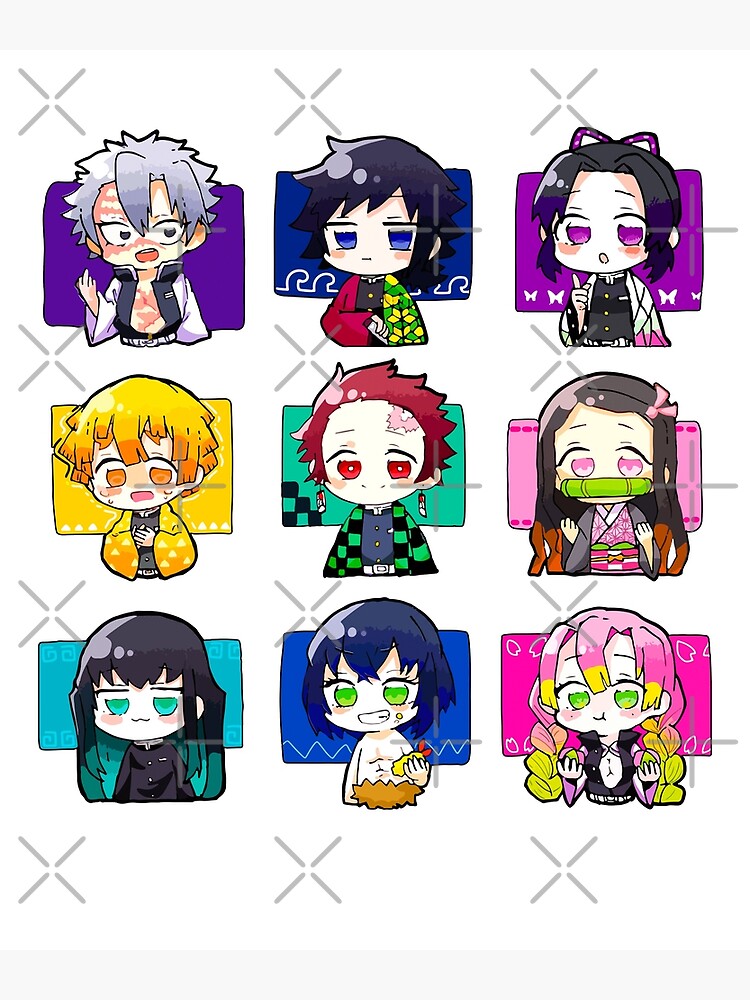 "Perfect chibi 柱 hashira-manga japan" Poster for Sale by Machikoiche138 ...