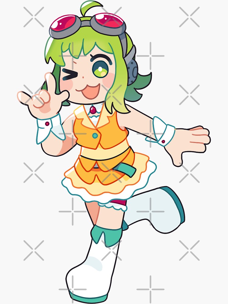"GUMI" Sticker for Sale by vanillabit | Redbubble