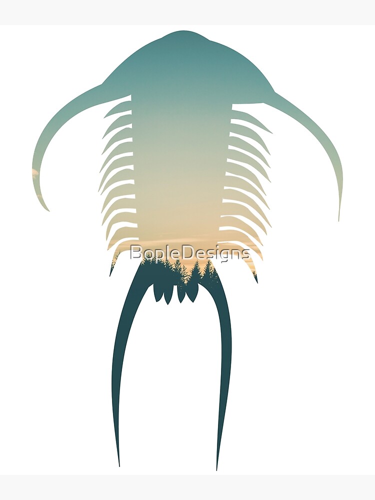 "Forest Trees Under Calm Sky Trilobite | Cute Trilobite" Poster for ...