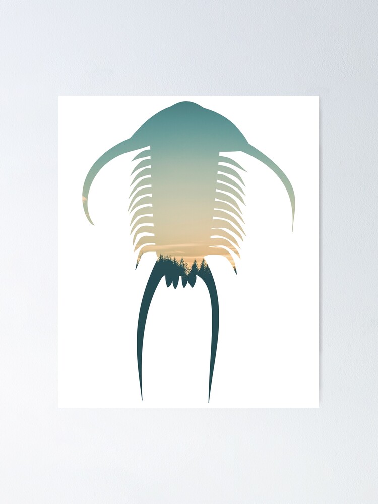 "Forest Trees Under Calm Sky Trilobite | Cute Trilobite" Poster for ...
