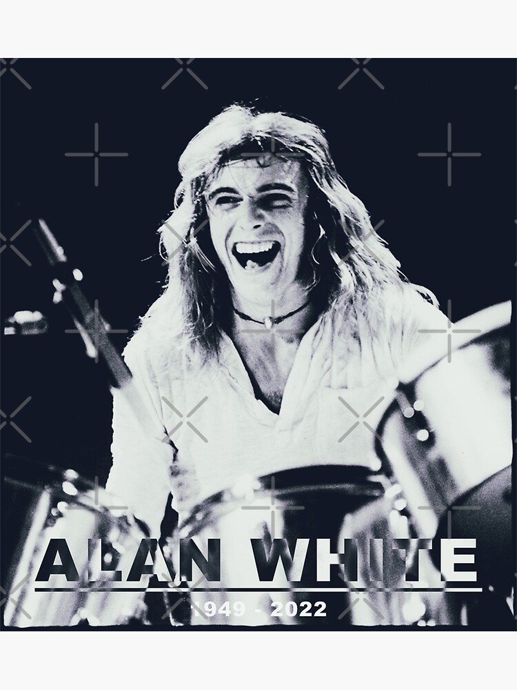 "Alan Smile So Cool 1949-2022" Sticker by BAMBOEbeo | Redbubble
