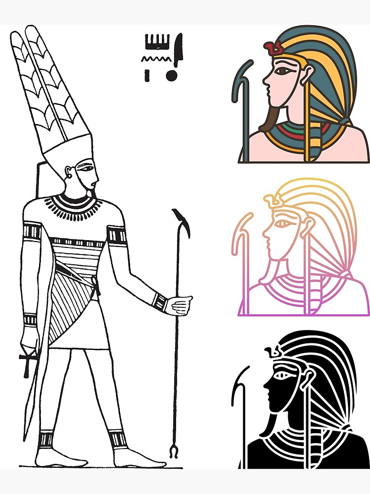 Póster «Faraones y dioses del antiguo Egipto» de Mo2mo | Redbubble