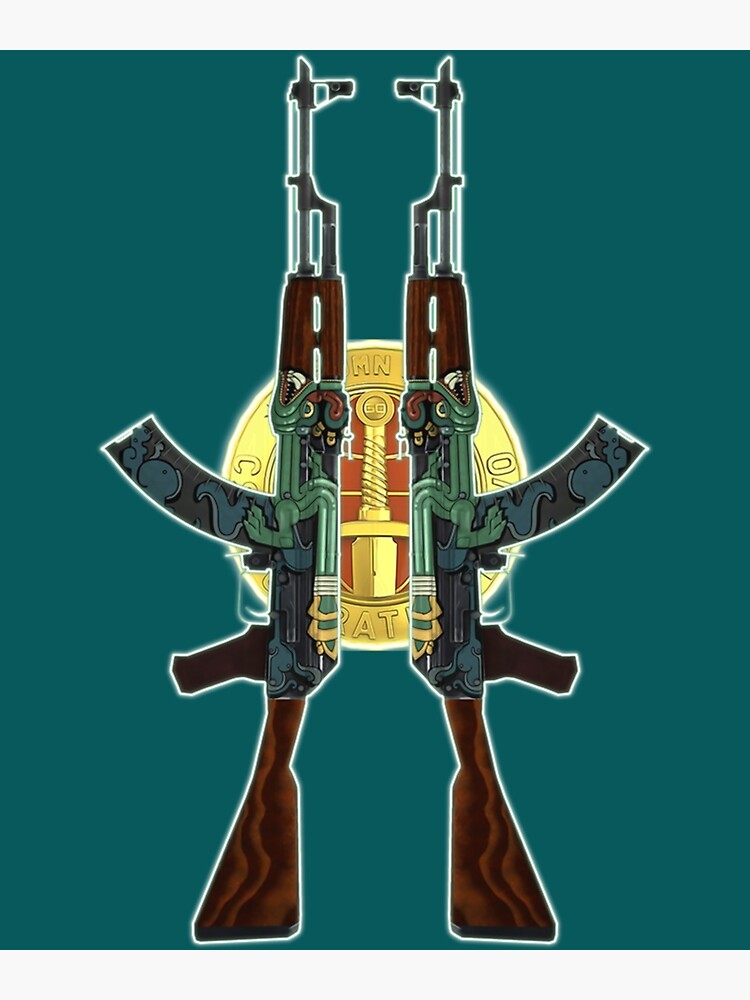 "CS GO - Skin - Rifles - AK-47 - Fire Serpent - 15455420 " Art Print ...