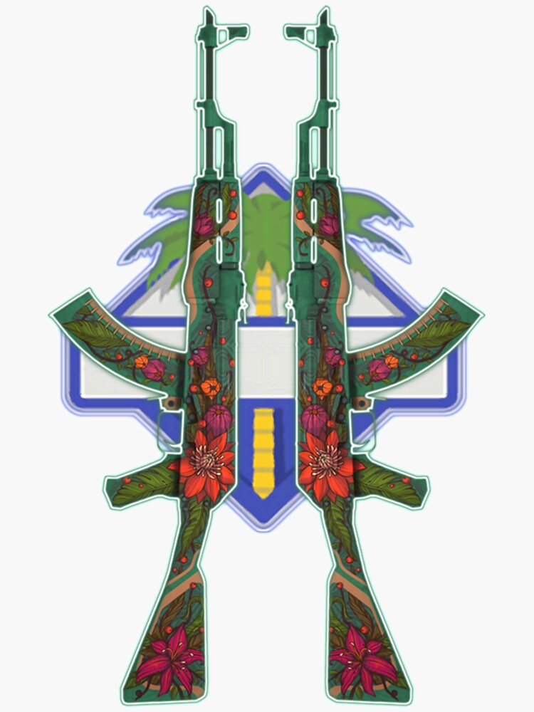 Sticker « CSGO - Skin - Fusils - AK-47 - Wild Lotus - 19352520 », par ...