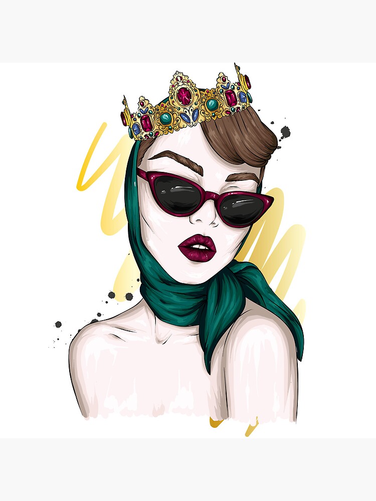 "queen baddie" Poster for Sale by VerboShop | Redbubble
