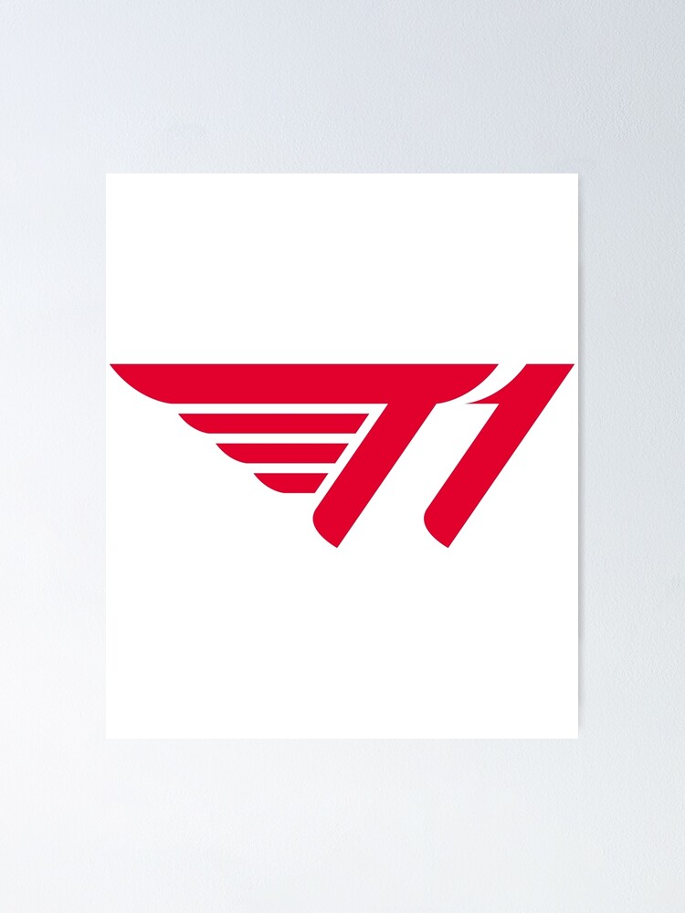 "T1 Logo" Poster for Sale by AlmeroBlade | Redbubble