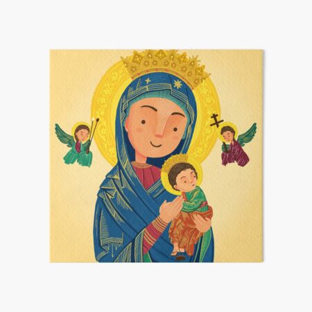 "Our Lady of Perpetual Help" Art Board Print by regsilvaart | Redbubble