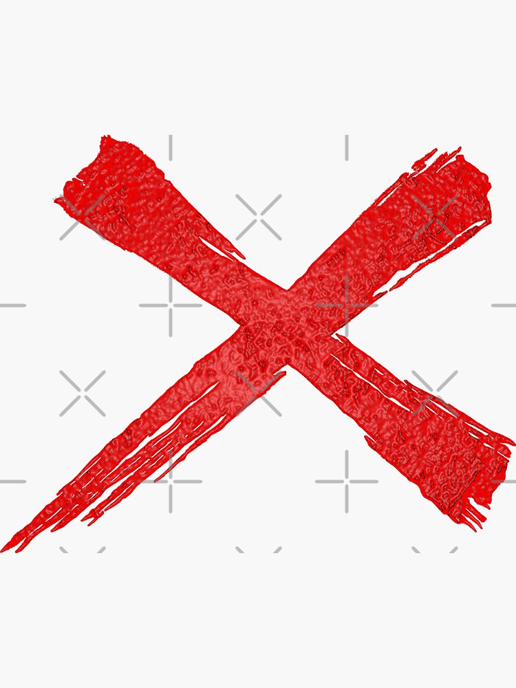 "Earth X Logo- Simple Red" Sticker for Sale by Veraukoion | Redbubble