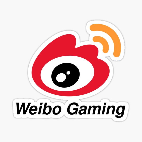 "Weibo Gaming Logo" Sticker for Sale by AlmeroBlade | Redbubble