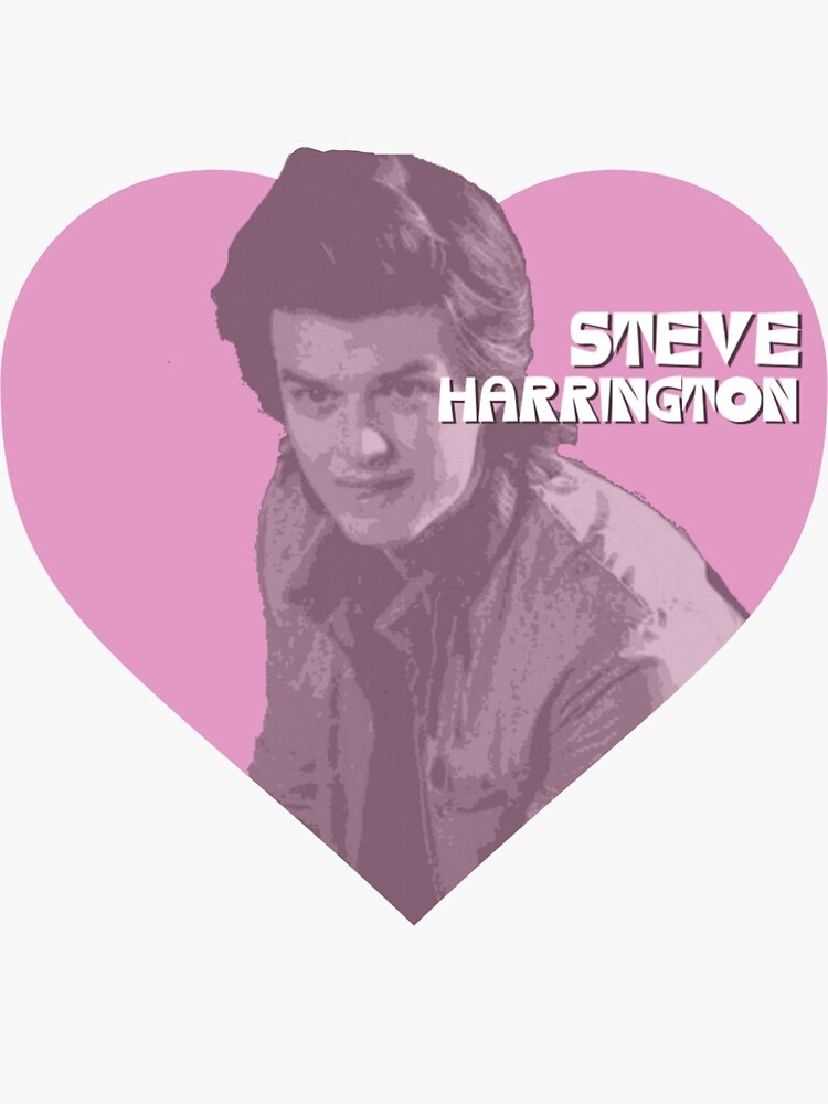"Steve Heart" Sticker for Sale by DesignsByMist | Redbubble
