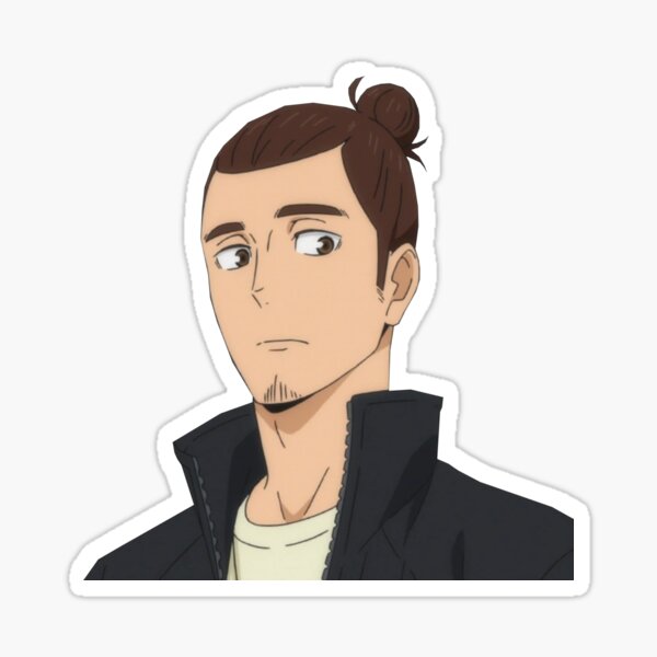 "Asahi Azumane (Haikyū!!)" Sticker for Sale by kawaiicrossing | Redbubble