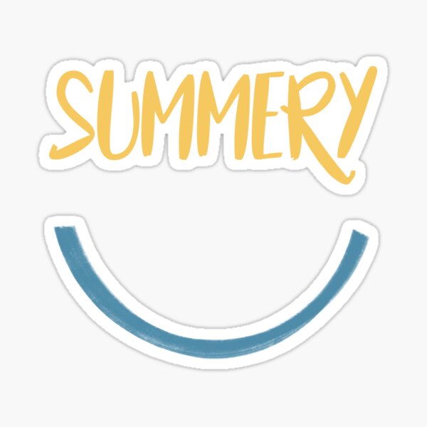 "Summery" Sticker for Sale by MyStockholm | Redbubble