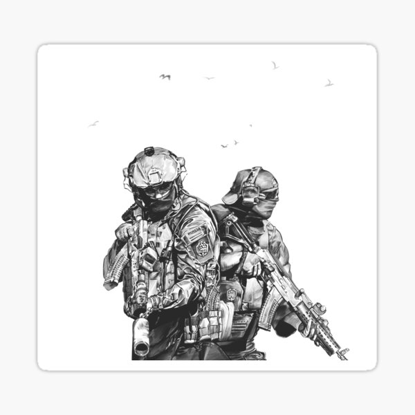 "Escape from tarkov PMC" Sticker by KiLljoy059 | Redbubble