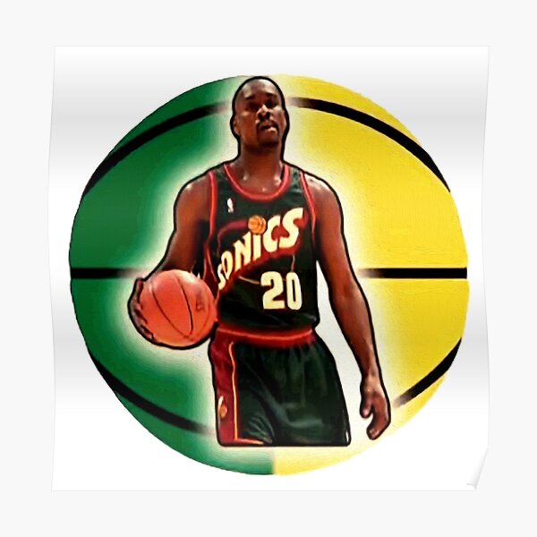 "gary payton" Poster for Sale by JaeSik | Redbubble