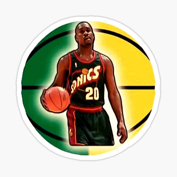 "gary payton" Sticker for Sale by JaeSik | Redbubble