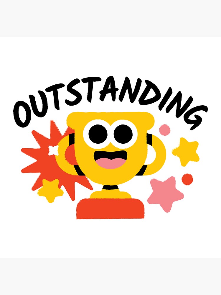 "Outstanding" Sticker for Sale by Jaadueekala | Redbubble