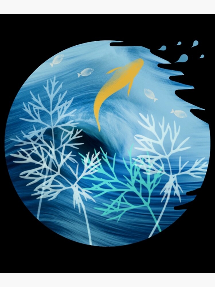 "Sea Planet With Fish" Poster for Sale by LianVaiross | Redbubble