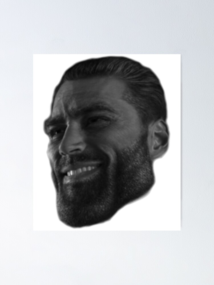 "GIGACHAD " Poster for Sale by LucyOtama | Redbubble