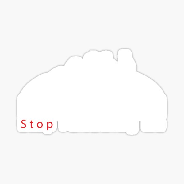 "Evolution Stop Following Me" Sticker for Sale by Designeration | Redbubble