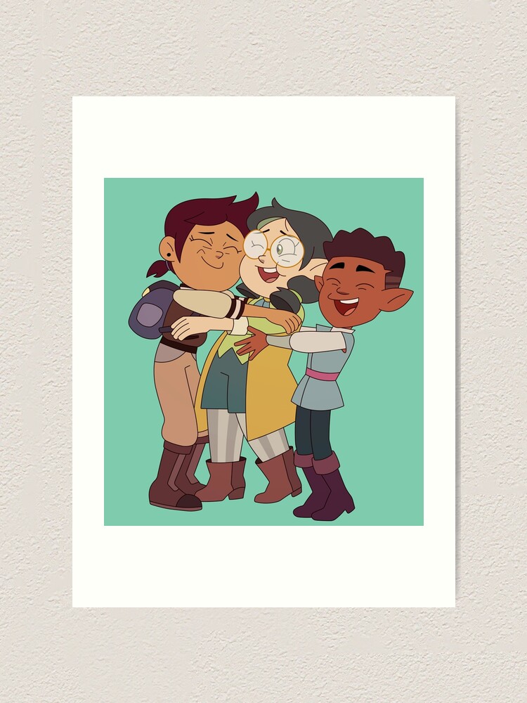"Luz and Willow and Gus | The Owl House" Art Print for Sale by ...