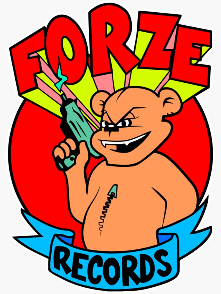 "Forze Records " Sticker for Sale by ForemanOrlArt | Redbubble