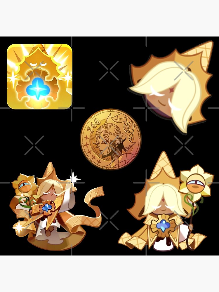 "Pure Vanilla Cookie Games Kingdom Essential Sticker" Poster for Sale ...