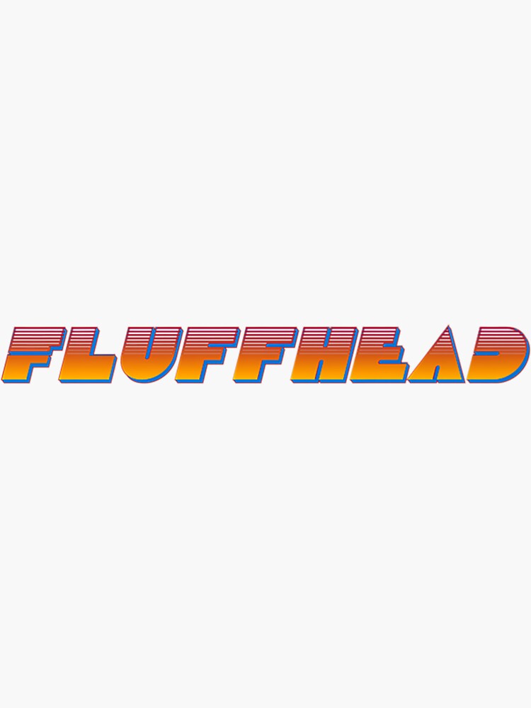 "Fluffhead Retro " Sticker for Sale by ThanhThuyy | Redbubble