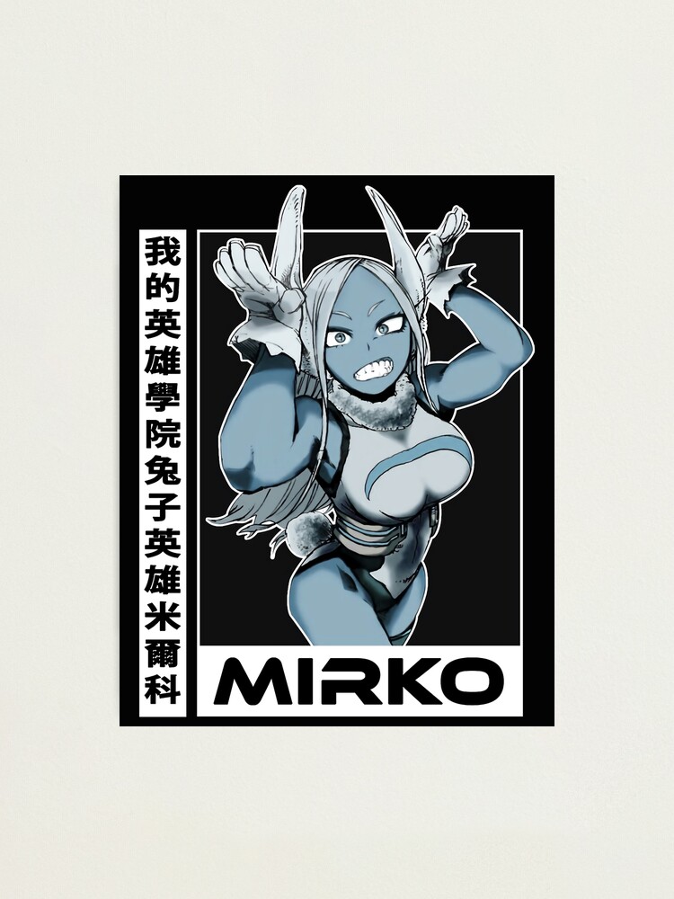 "Rabbit Hero Mirko, Usagiyama, Miruko, Anime of Japanese" Photographic ...