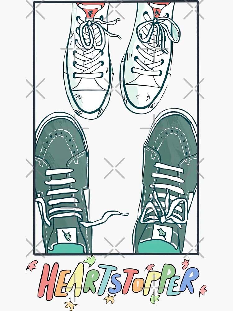 "HEARTSTOPPER" Sticker for Sale by mcsokick | Redbubble