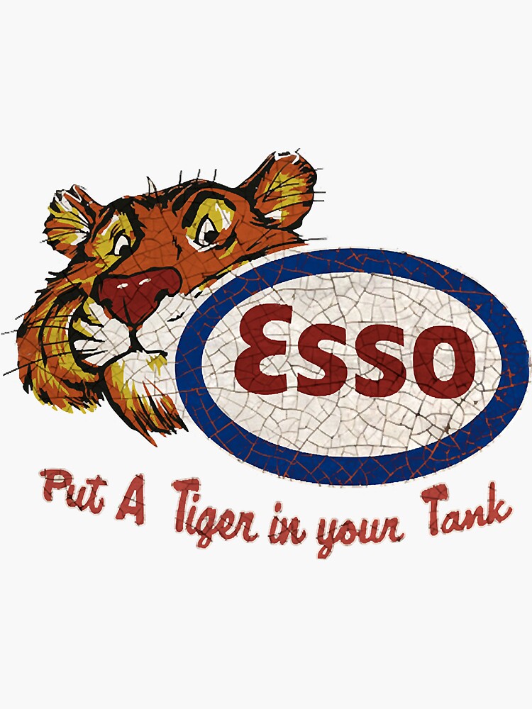 "Put a Tiger In Your Tank" Sticker for Sale by Dulaynere | Redbubble