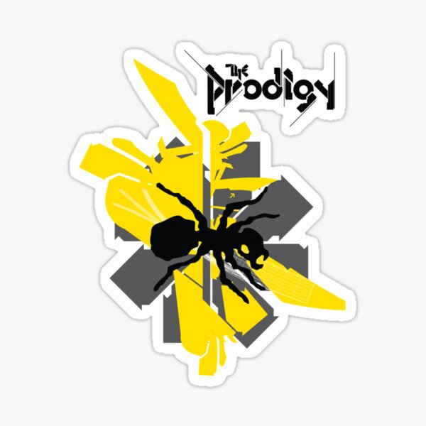 "Prodigy Ant Logo " Sticker for Sale by ArnoldVerArt | Redbubble