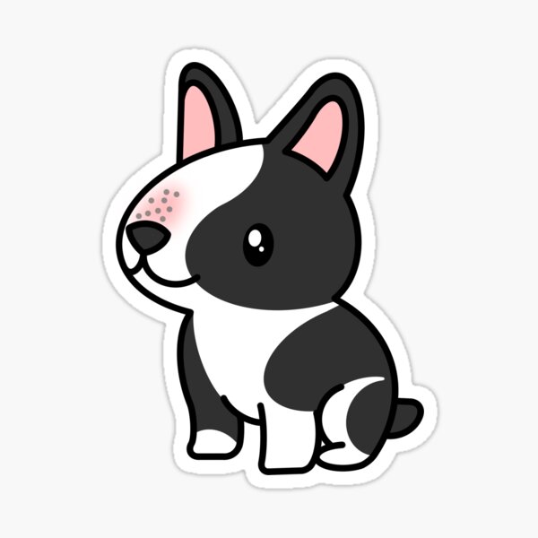 "Mini Bandit the Dog" Sticker for Sale by PeelofALifeTime | Redbubble
